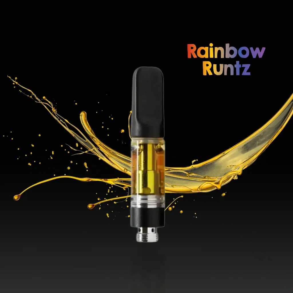 Premium Rainbow Runtz THCa Cartridges - Emerald Smoke