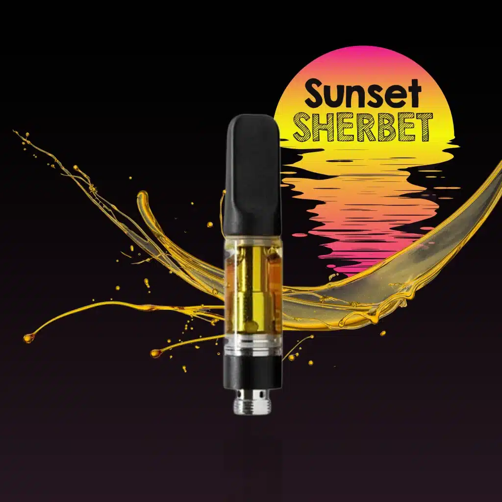 Premium THCa Vape Carts: Sunset Sherbet by Emerald Smoke