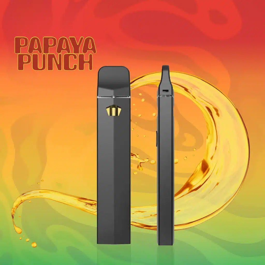 THCa Vape Cartridges: Papaya Punch strain | Emerald Smoke